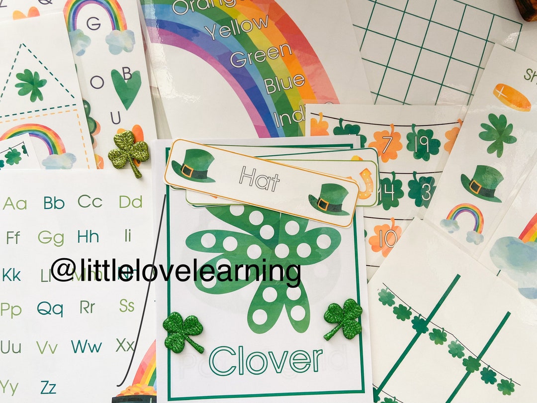 ST PATRICKS DAY Pack St Patties Day Learning Activities Counting ...