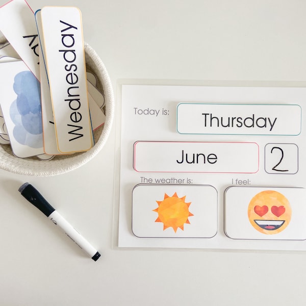 Learning Calendar - Etsy