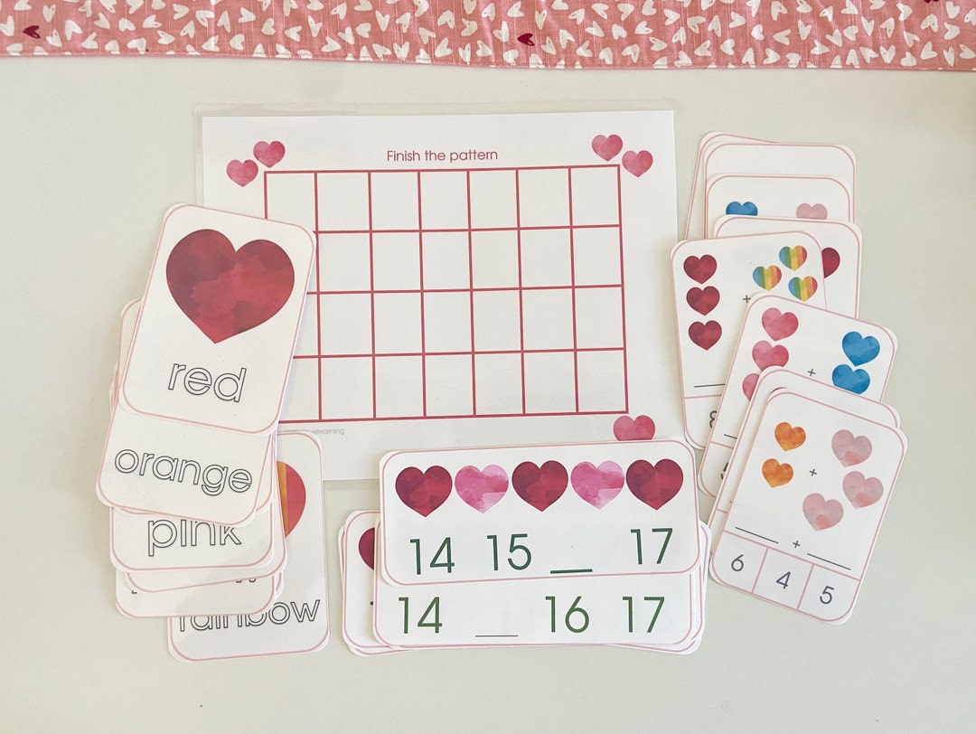 LOVE PACK! Valentines Activity Pack, Preschool Kindergarten Activity ...