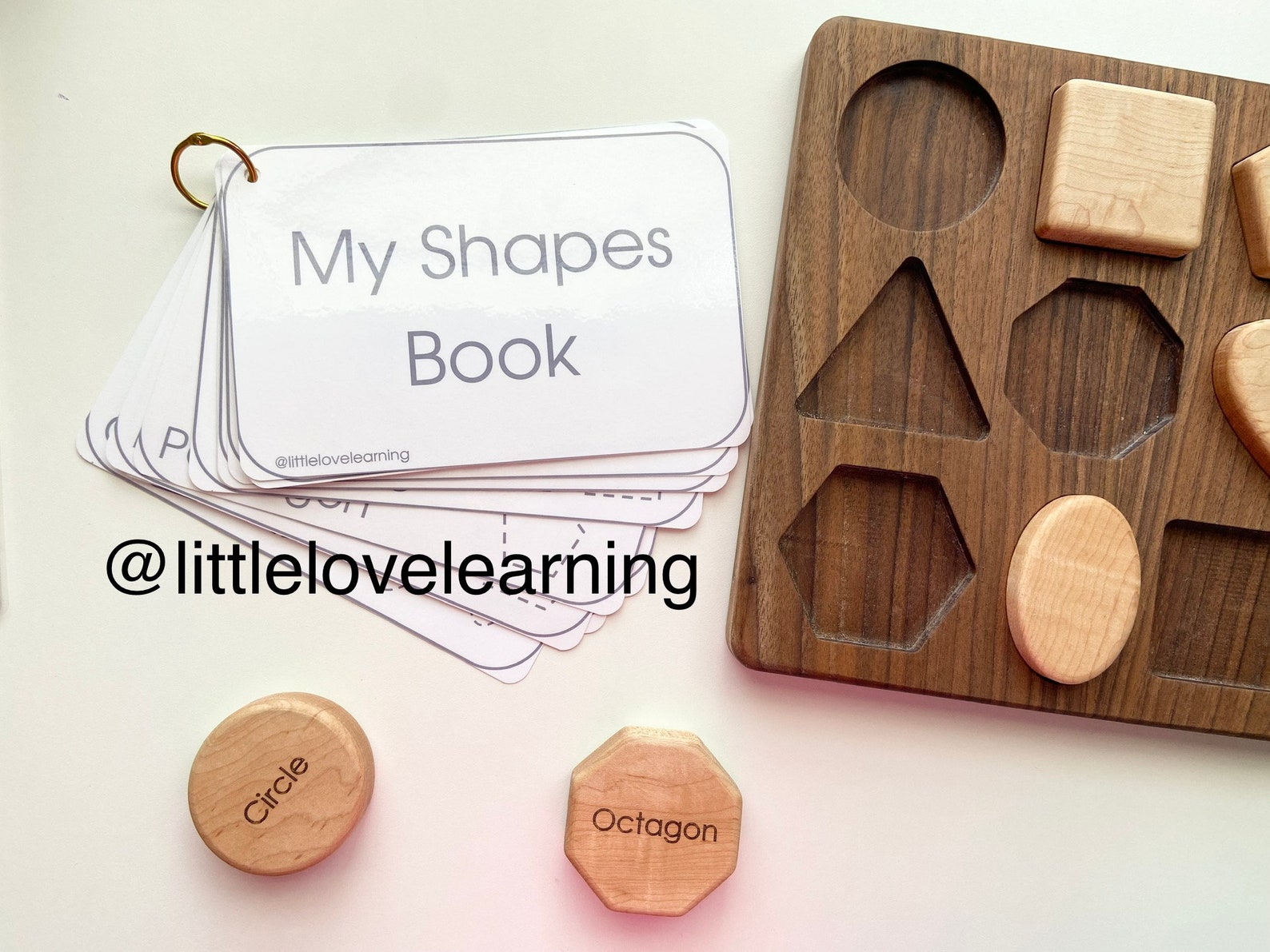 SHAPES Tracing Pack Montessori Learning Preschool Toddler Shapes ...