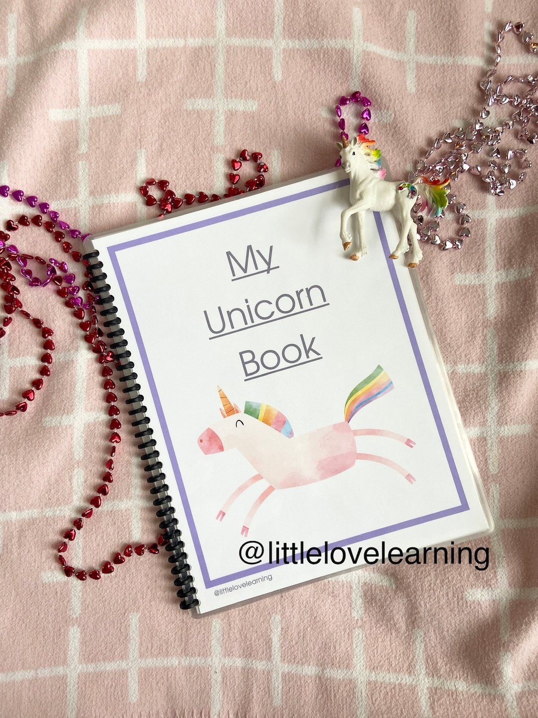 UNICORN WORKBOOK Activity Book for Kindergarten First Grade Counting ...