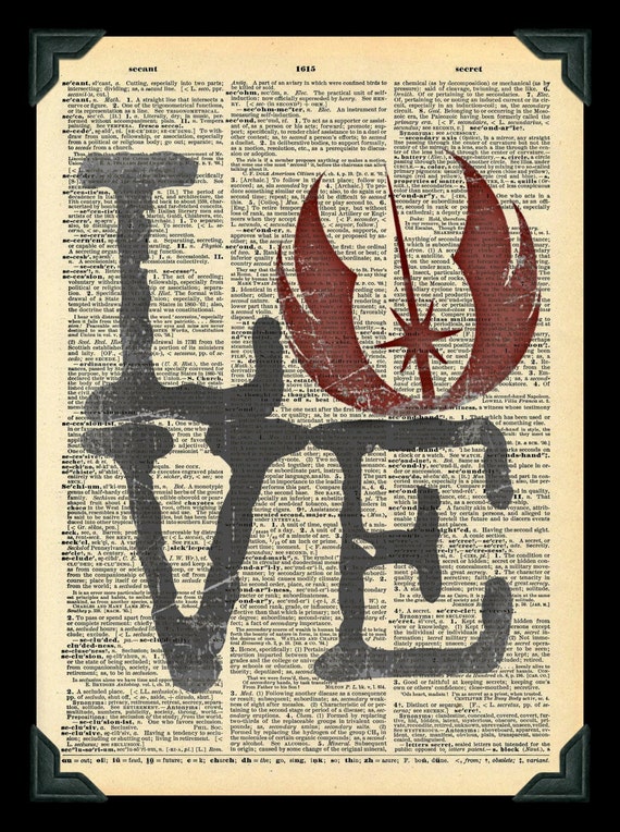 Buy 2 Get 1 Free Mix & Match Jedi Love Star Wars Fan Art | Etsy