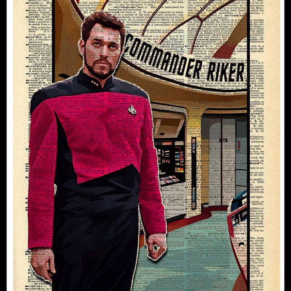 Commander Riker - Etsy