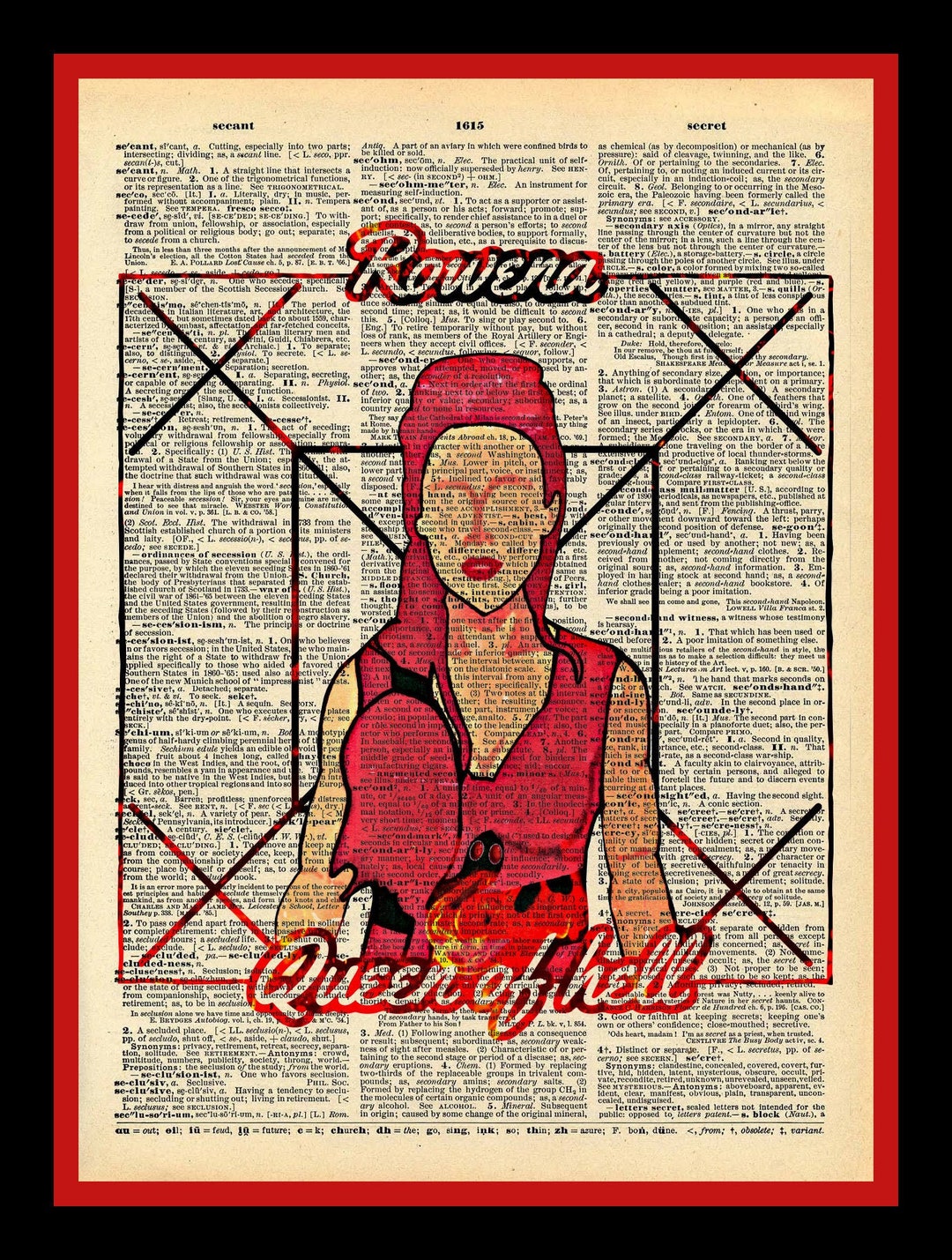 Buy 2 Get 1 Free Mix & Match Rowena Queen of Hell Supernatural Fan Art ...