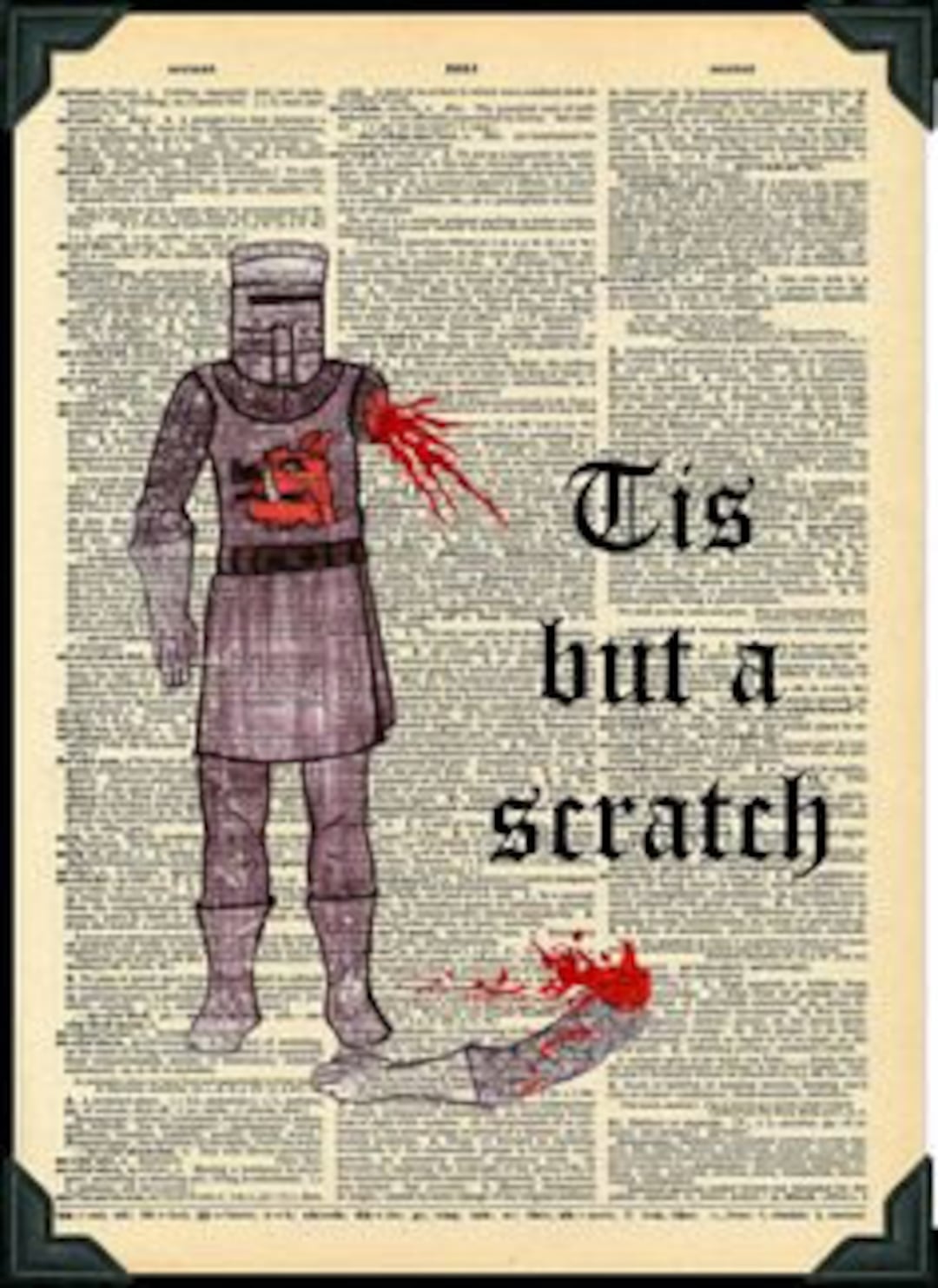 Buy 2 Get 1 Free Mix & Match Tis but A Scratch Monty Python Holy Grail ...