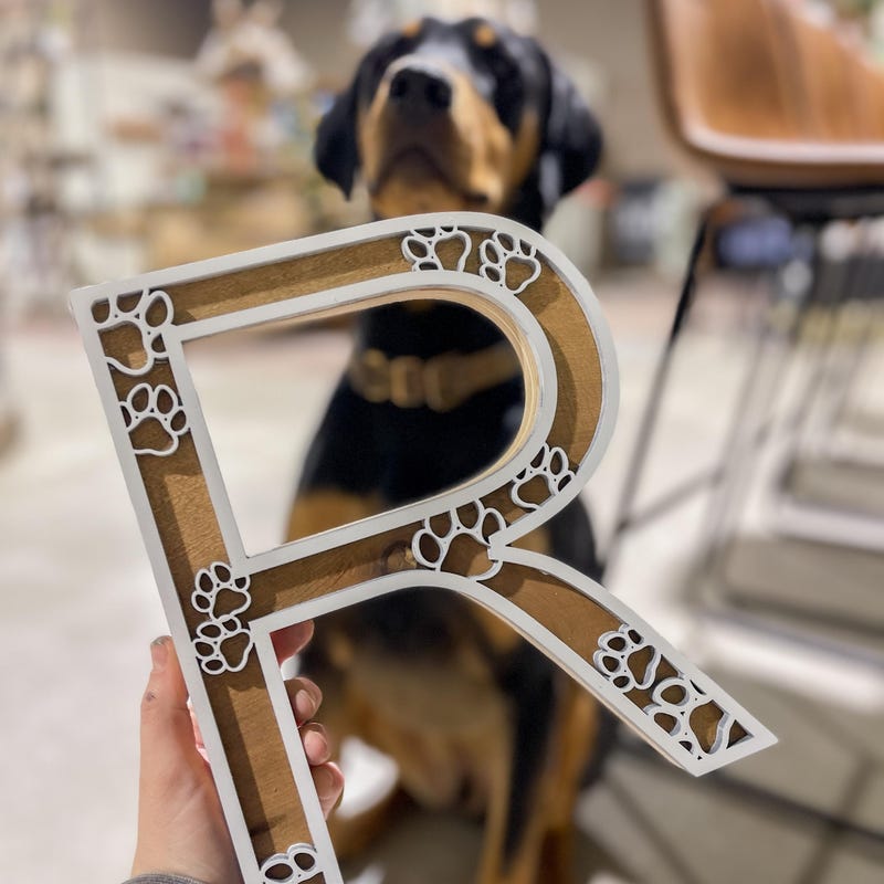 Paw Print Sign - Etsy
