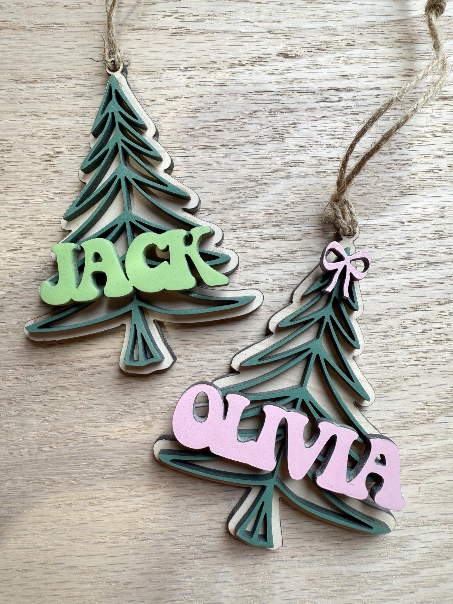 Personalized Christmas Tree Ornament, Custom Name, Gift for ...