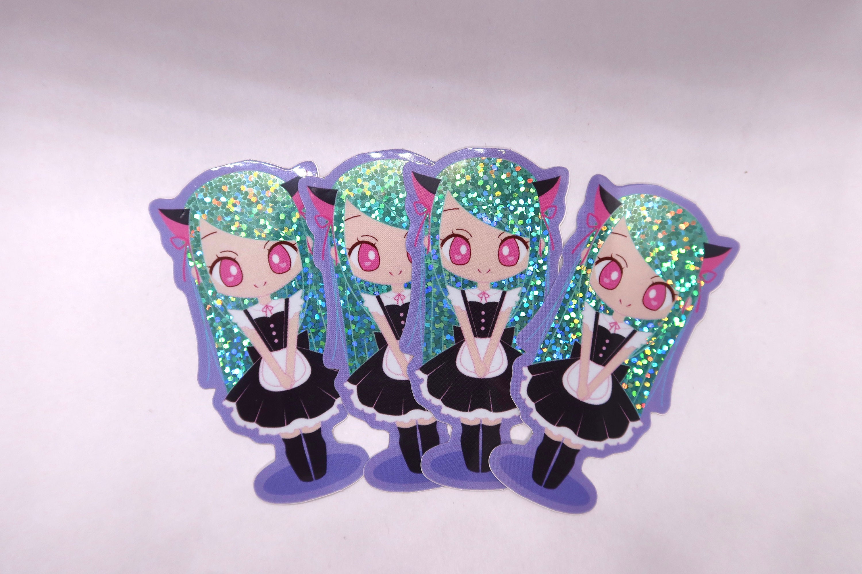 Cute Chibi Sticker Anime Fashion Girl Sticker Kawaii Sticker - Etsy