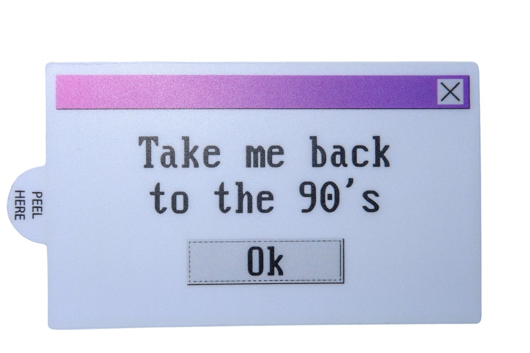 Sticker|90’s Sticker|retro Stickers - Etsy
