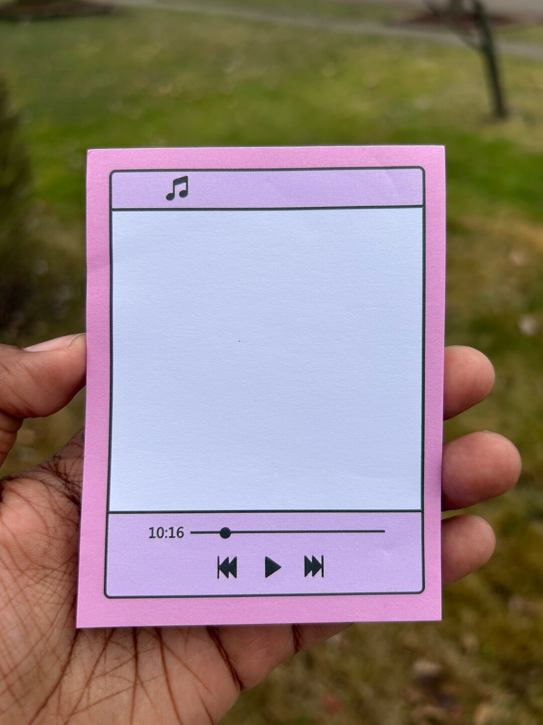 Music Note Pad Unique Note Pad, Nostalgic Note Pad, Unique Adhesive ...