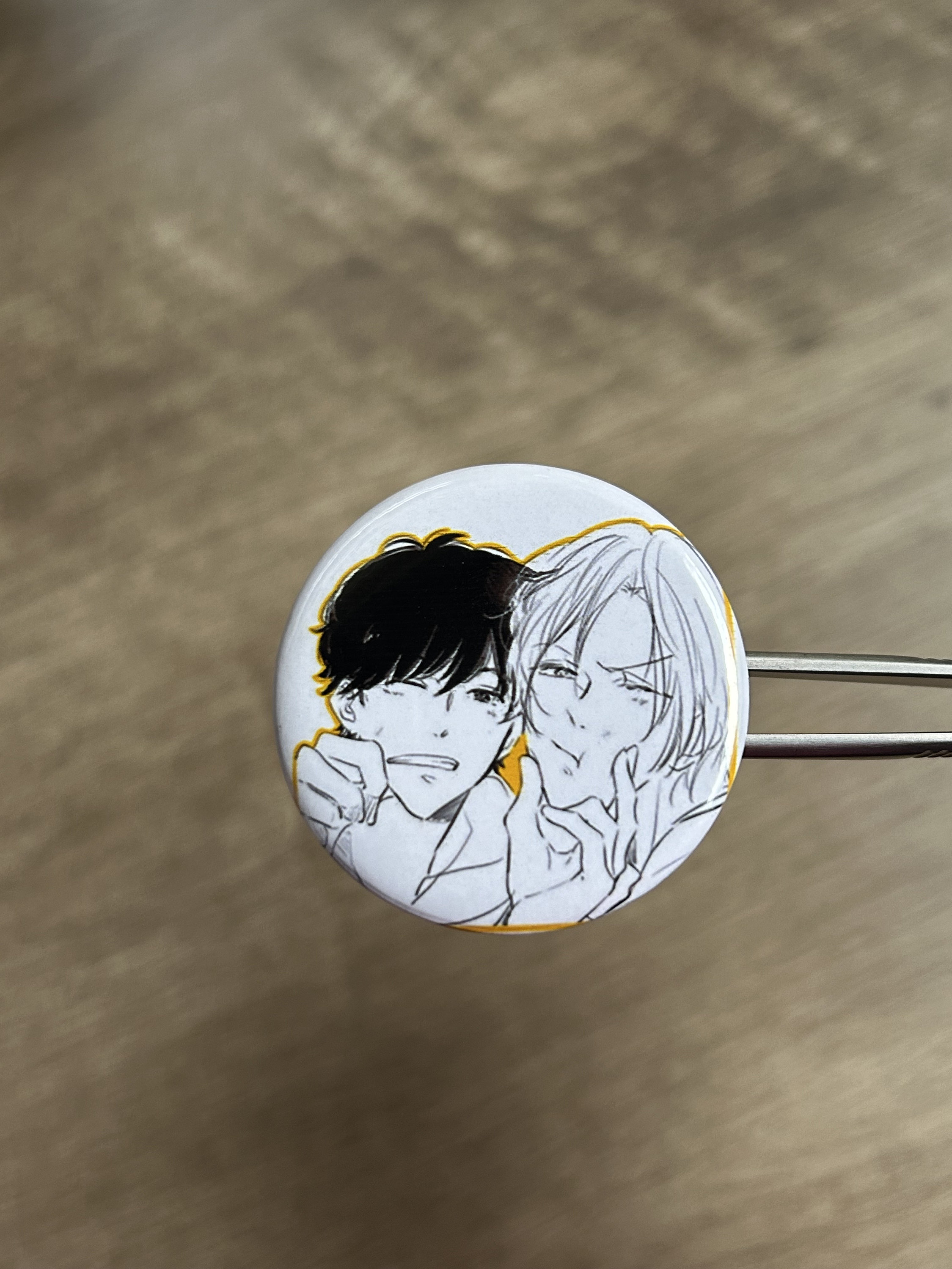 Anime Boy Label Pin Manga Boy Button Pin Anime Button Pin - Etsy