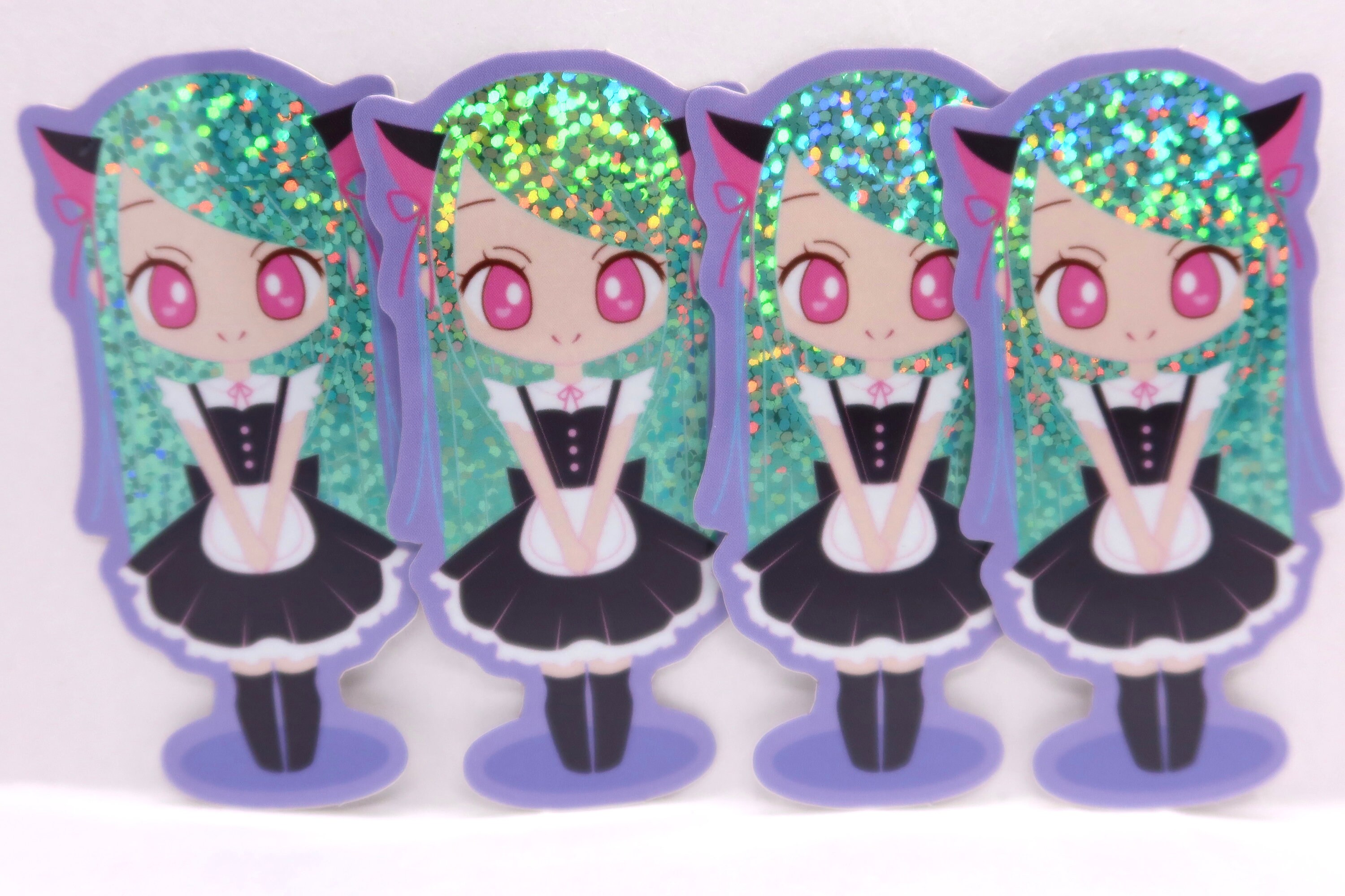 Cute Chibi Sticker Anime Fashion Girl Sticker Kawaii Sticker - Etsy