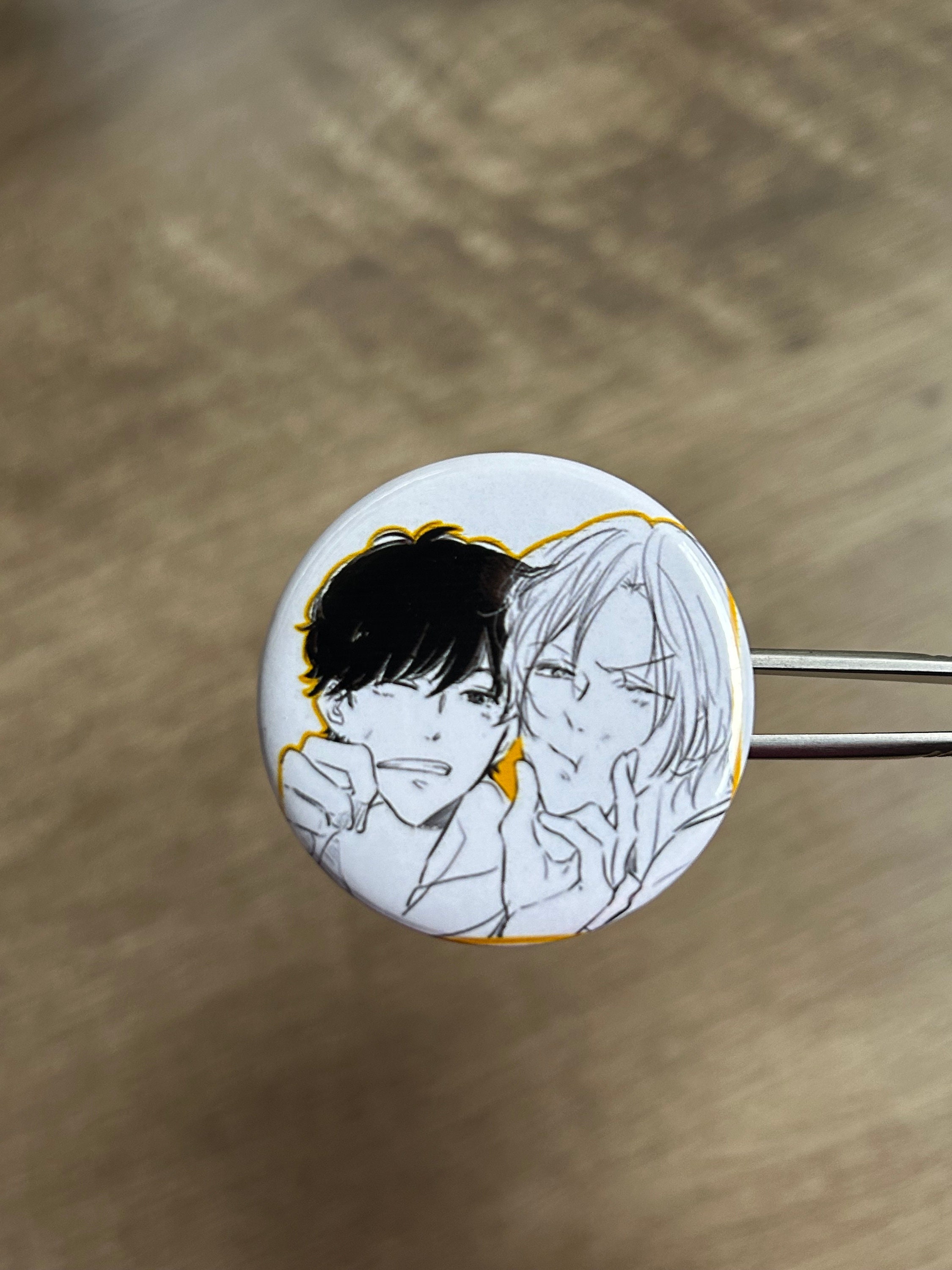 Anime Boy Label Pin Manga Boy Button Pin Anime Button Pin - Etsy