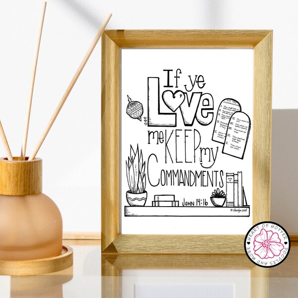 Keep My Commandments - Etsy