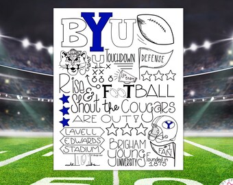Byu Desk Art - Etsy
