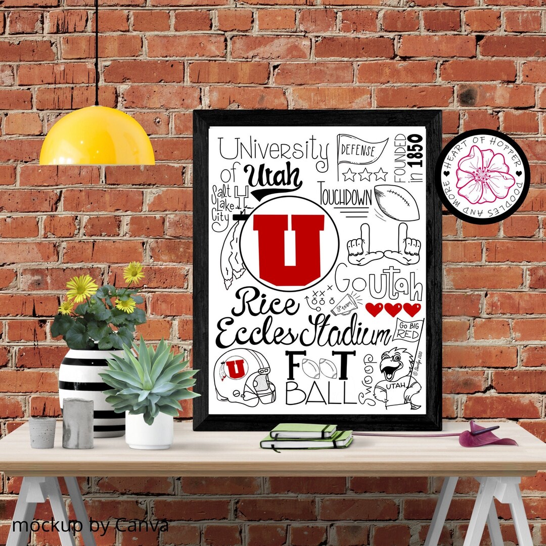 University of Utah Football U of U Printable Utah Football Team ...
