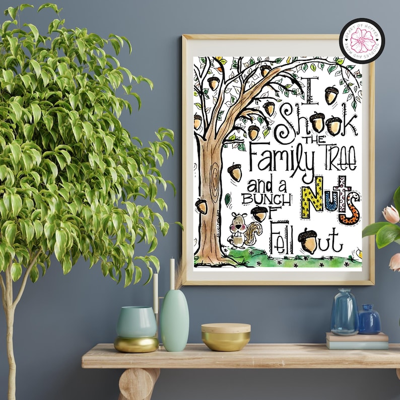 I Shook the Family Tree | A Nutty Reunion | Family Shenanigans - Etsy