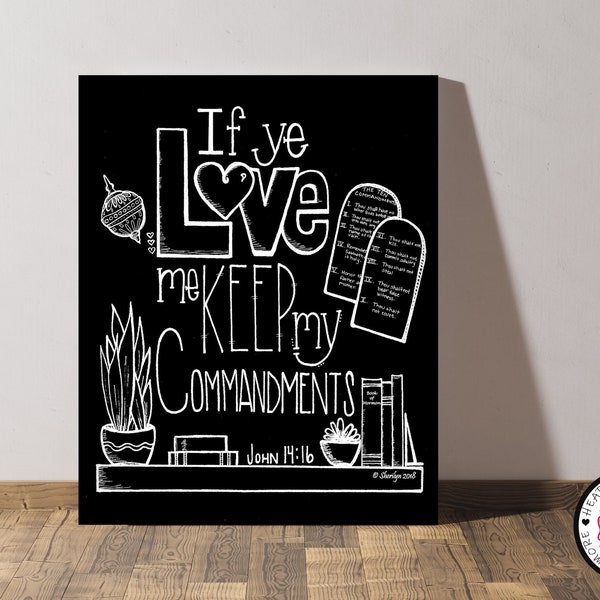 Keep My Commandments - Etsy