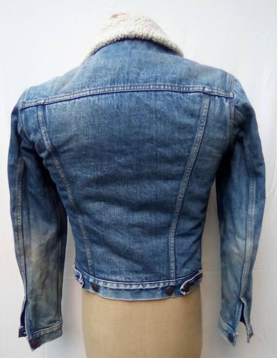 Levi's Sherpa Fleece Denim Jacket 1970s. - Gem