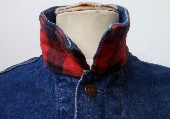 Levi's Blanket Lined Denim Jacket 1980s. - Gem
