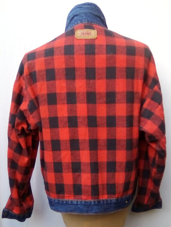 Levi's Blanket Lined Denim Jacket 1980s. - Gem