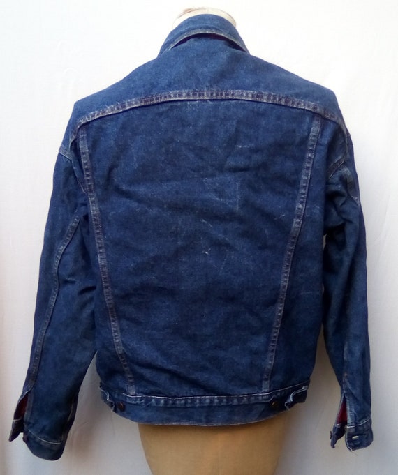 Levi's Blanket Lined Denim Jacket 1980s. - Gem