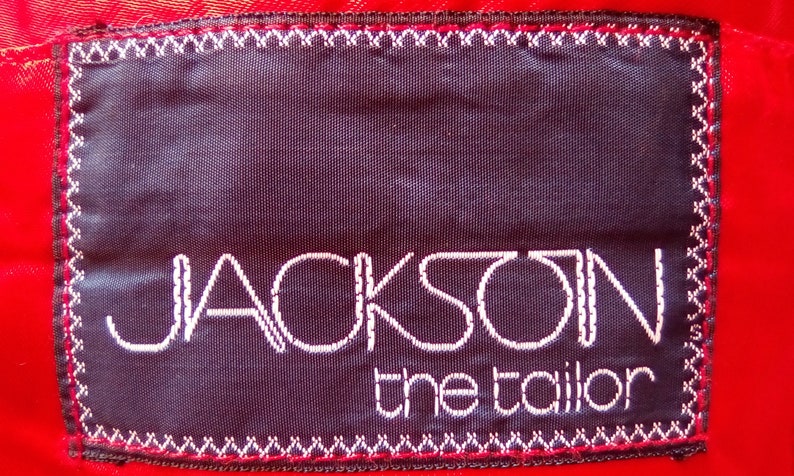 Jacket by Jackson the Tailor 1970s. - Etsy