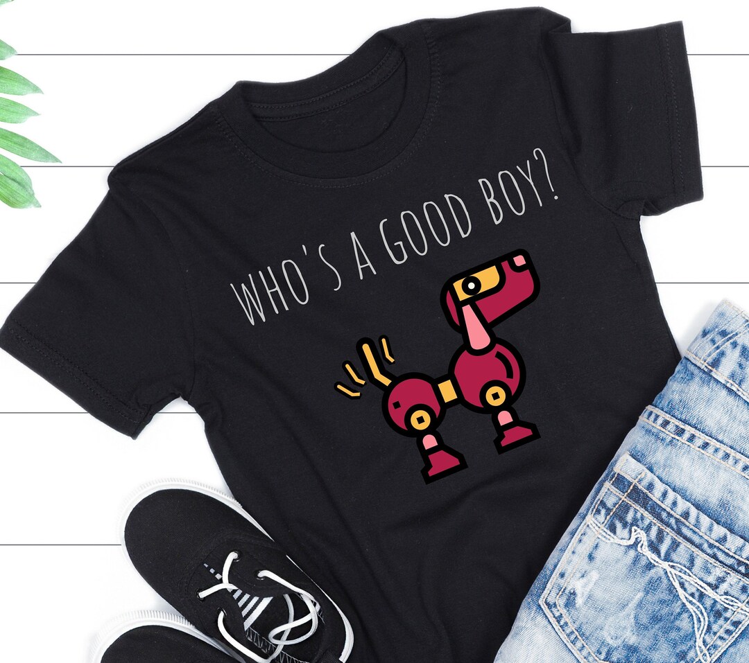 Who es a good boy Tshirt, Lustiges Hundeliebhaber TShirt, Süßes Robodog ...
