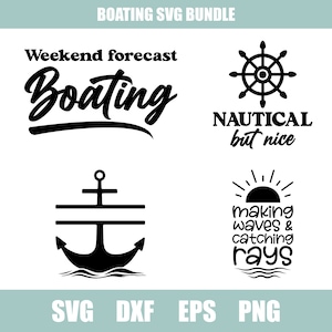 Boating SVG Bundle, Boat Life SVG, Boating T-shirt Bundle, Boat Sign ...