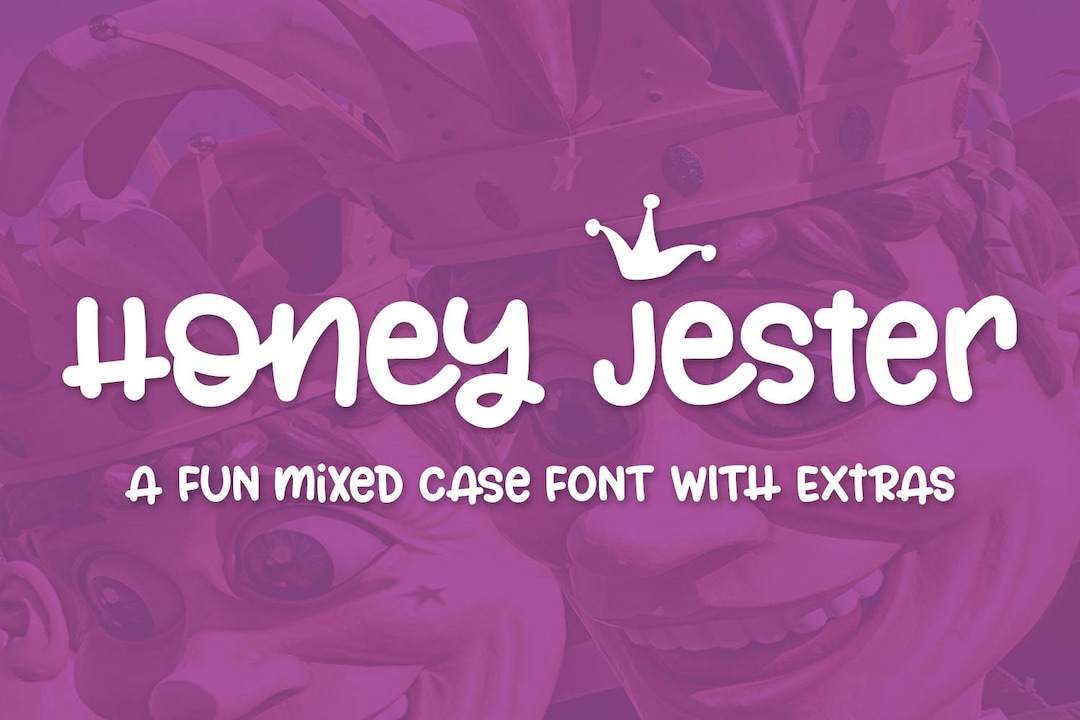 Honey Jester, Font, Fun Font, Script Font, Sans-serif Font, Kids Font ...