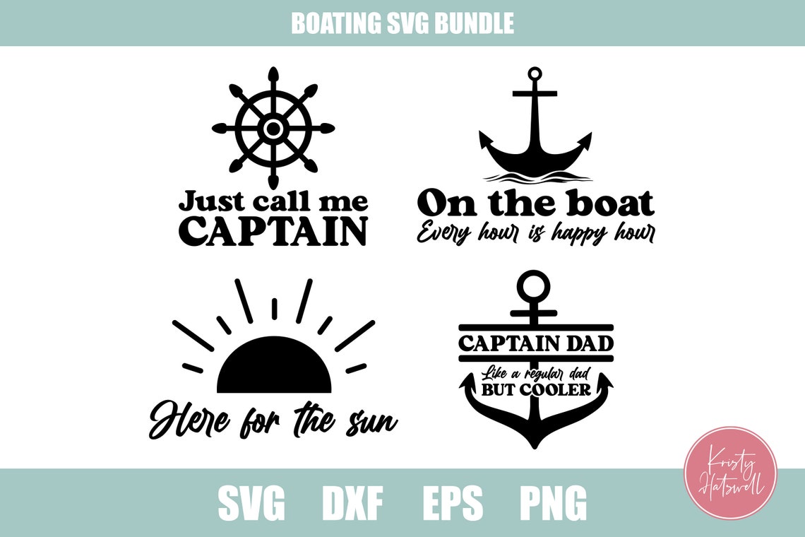 Boating SVG Bundle, Boat Life SVG, Boating T-shirt Bundle, Boat Sign ...