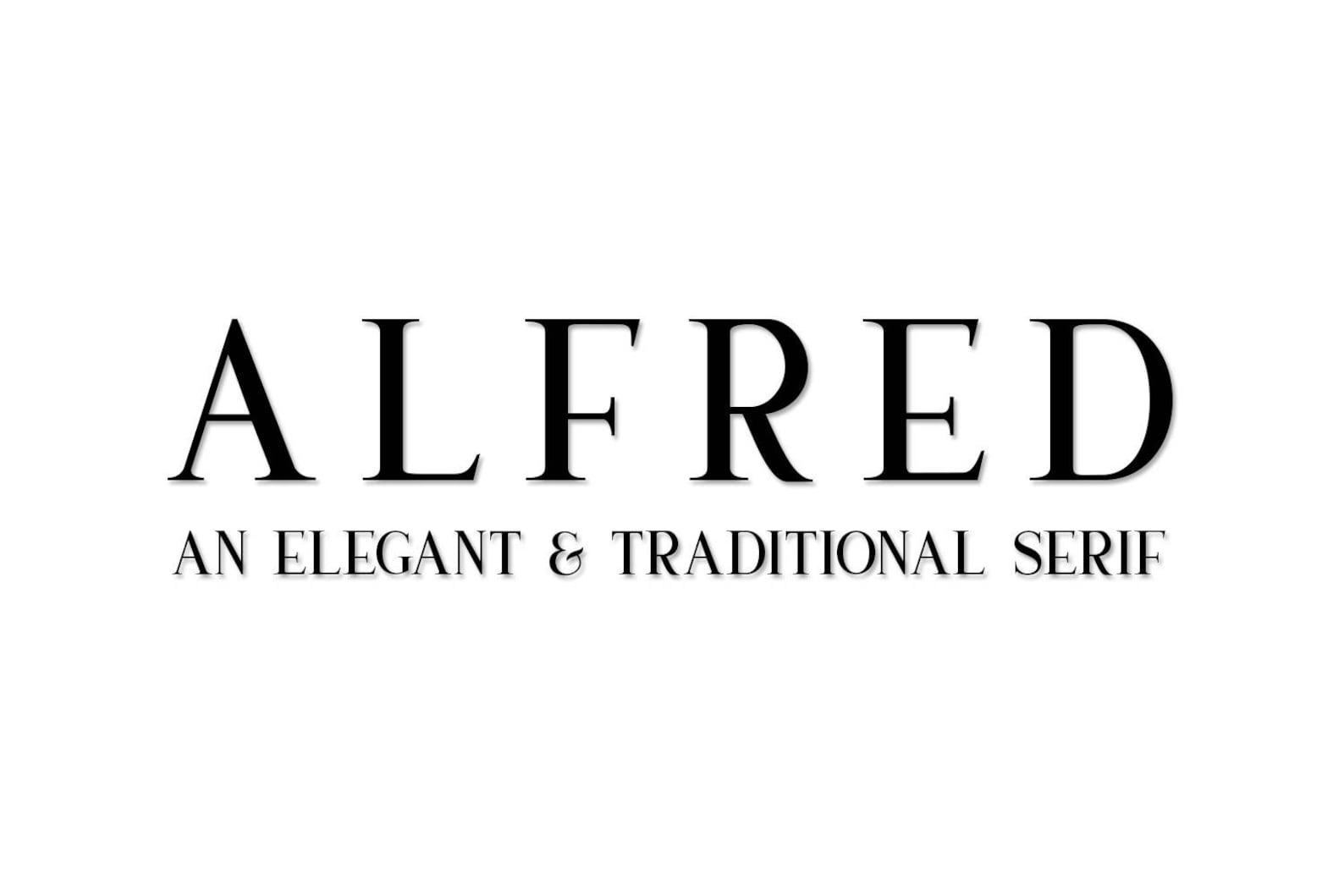 Alfred, Font, Elegant Font, Serif Font, Traditional Font, Stylish Font ...