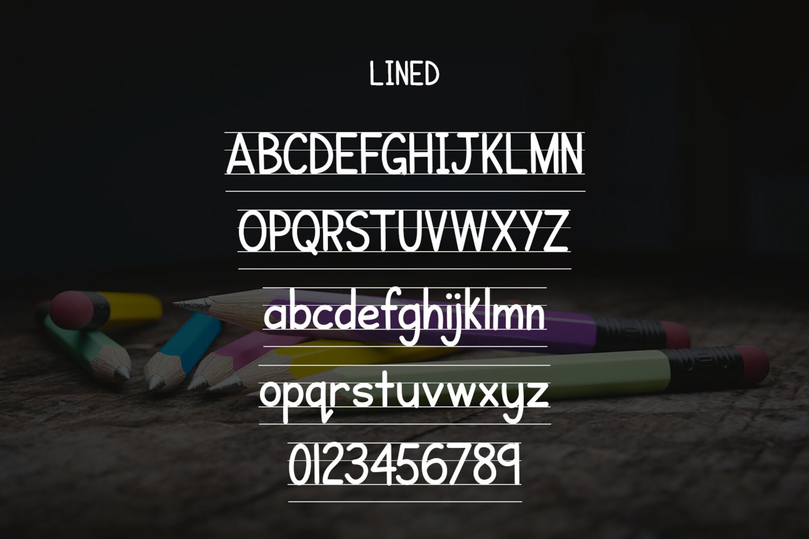 Karlie School, Handwriting Font, Traceable Font, Learn to Write ...