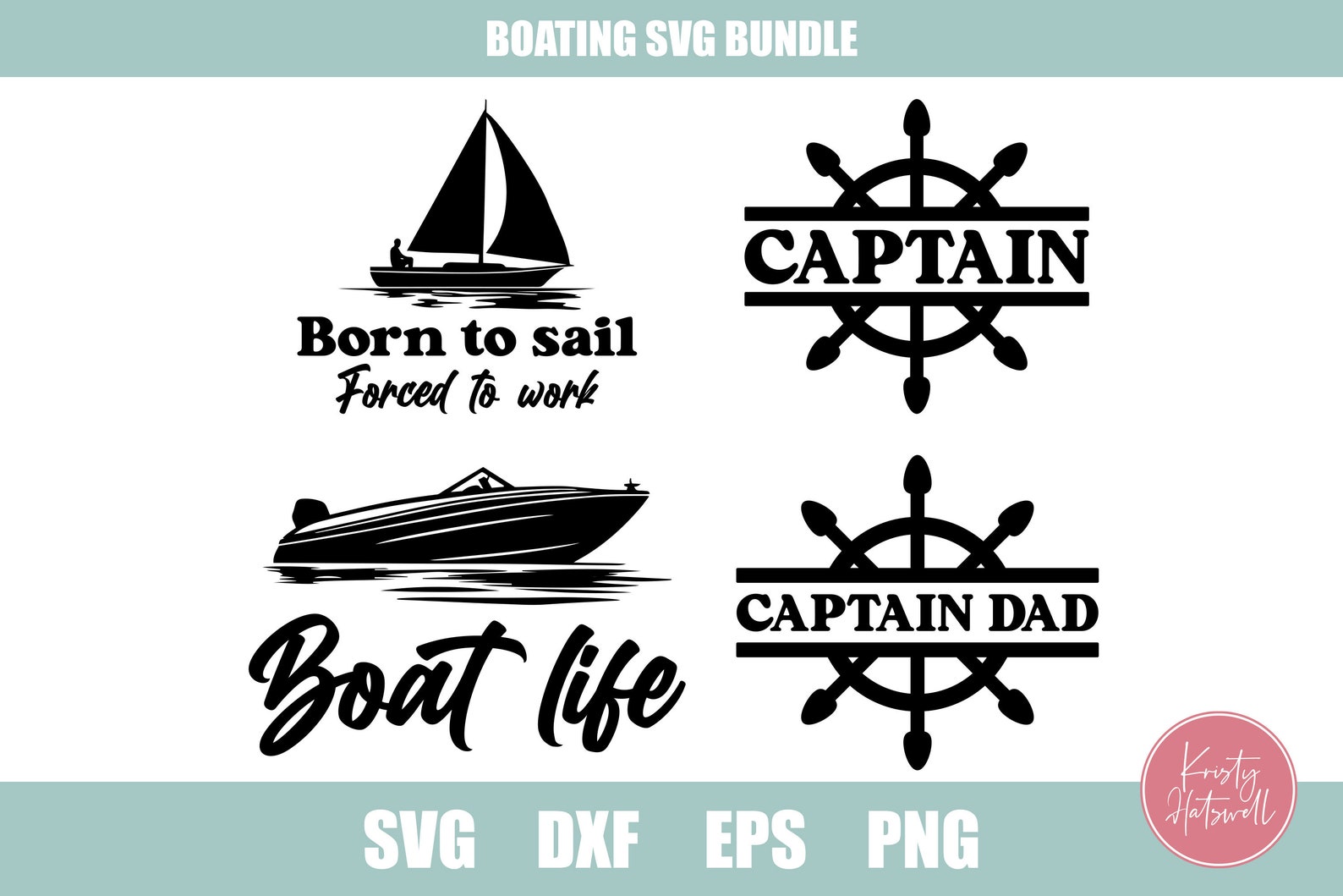 Boating SVG Bundle, Boat Life SVG, Boating T-shirt Bundle, Boat Sign ...