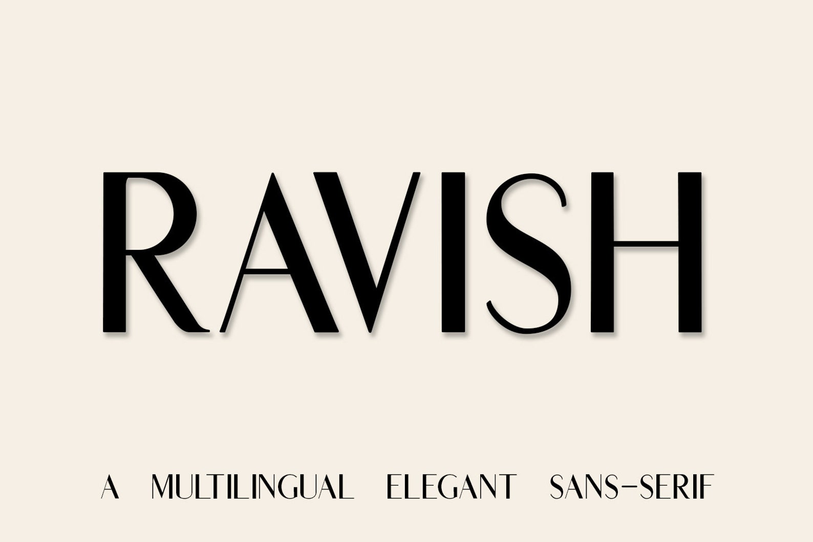 Ravish Font, Elegant Font, Sans-serif Font, Stylish Font, Classic Font ...