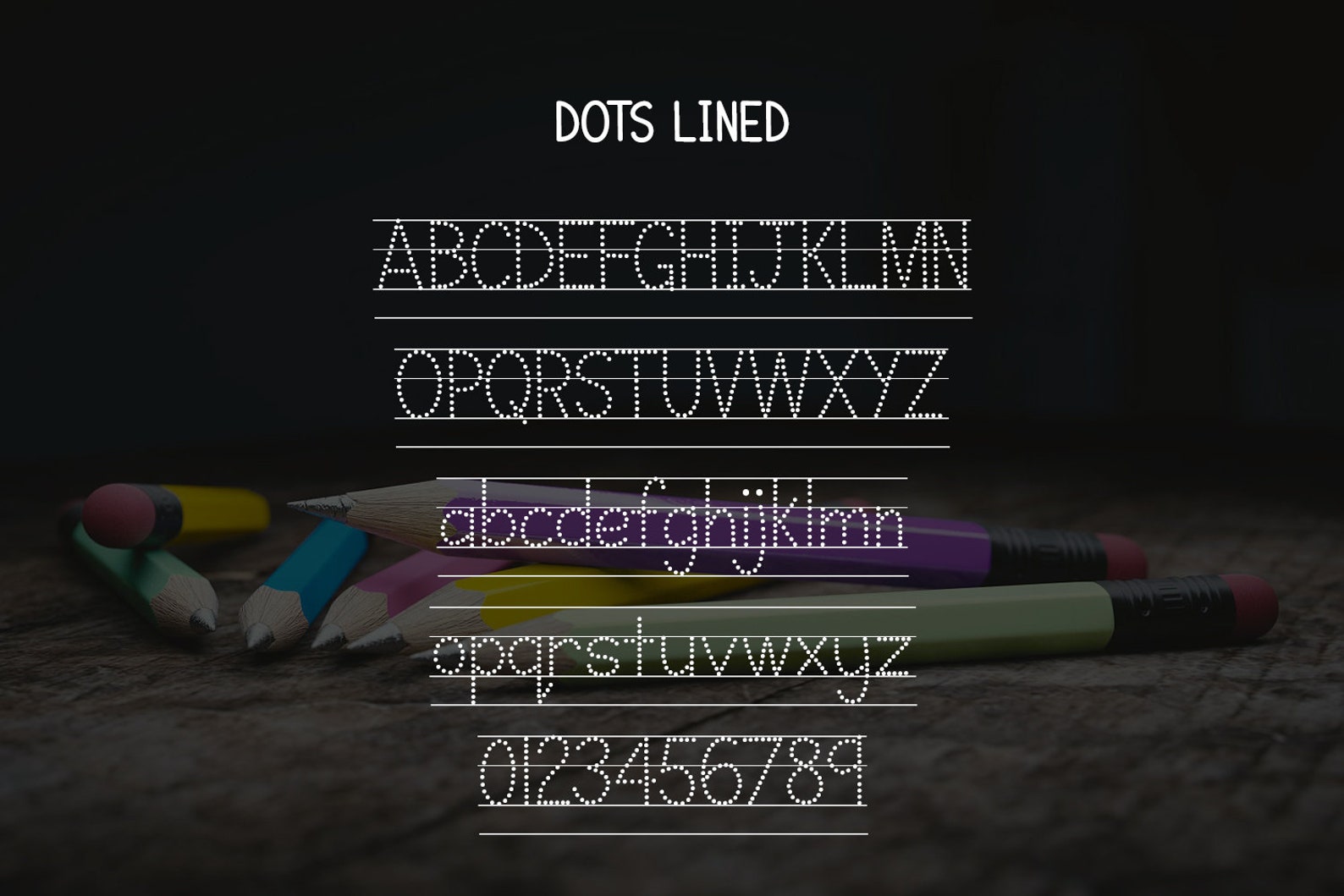 Karlie School, Handwriting Font, Traceable Font, Learn to Write ...