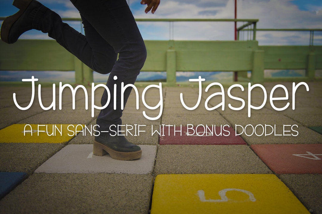 Jumping Jasper, Font, Handwritten Font, Handwriting Font, Kids Font ...