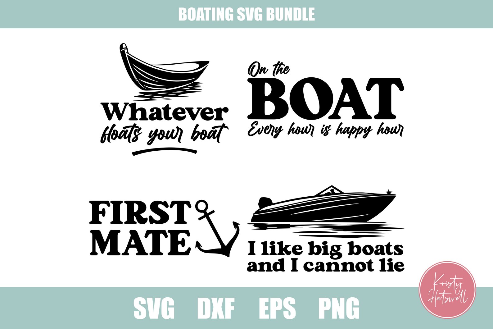 Boating SVG Bundle, Boat Life SVG, Boating T-shirt Bundle, Boat Sign ...