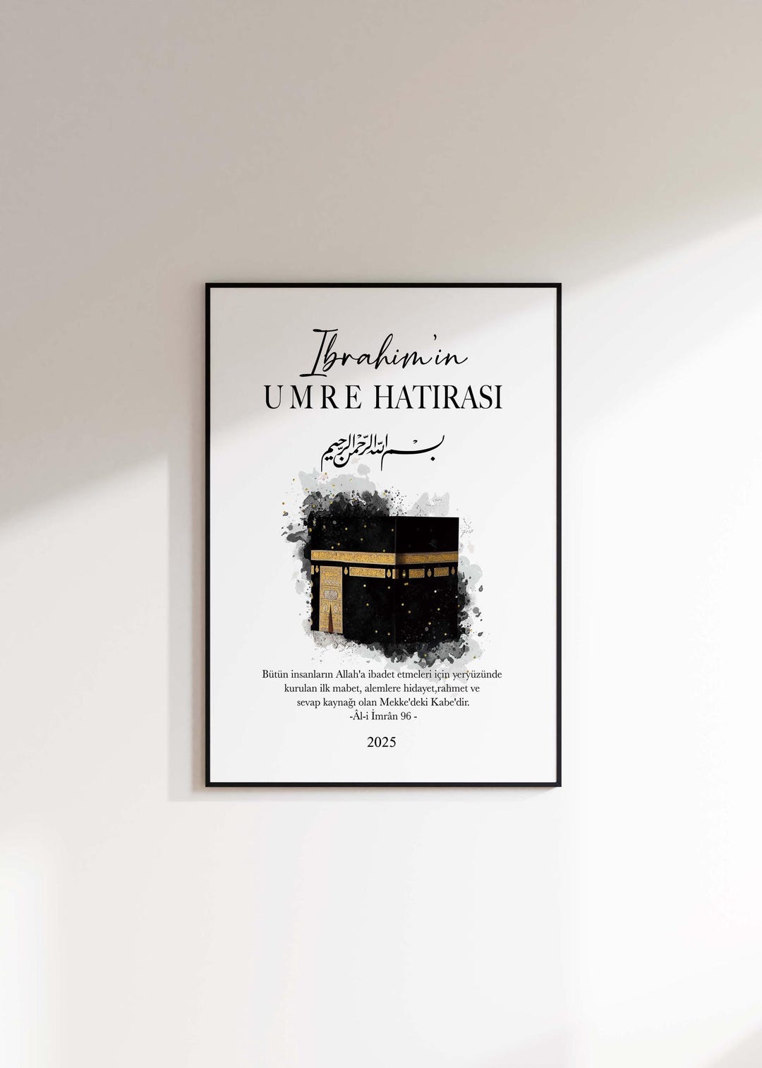 Umrah & Hajj Gifts, Umre Hatirasi, Umre Hediyesi, Mekke, Kaabe Poster ...