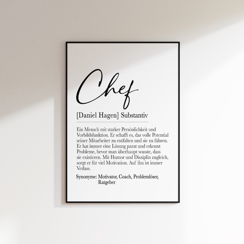 Wichtelgeschenk für den chef - Etsy.de