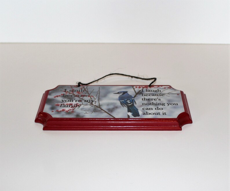 Humorous Red Decoupage Wall Plaque - Etsy