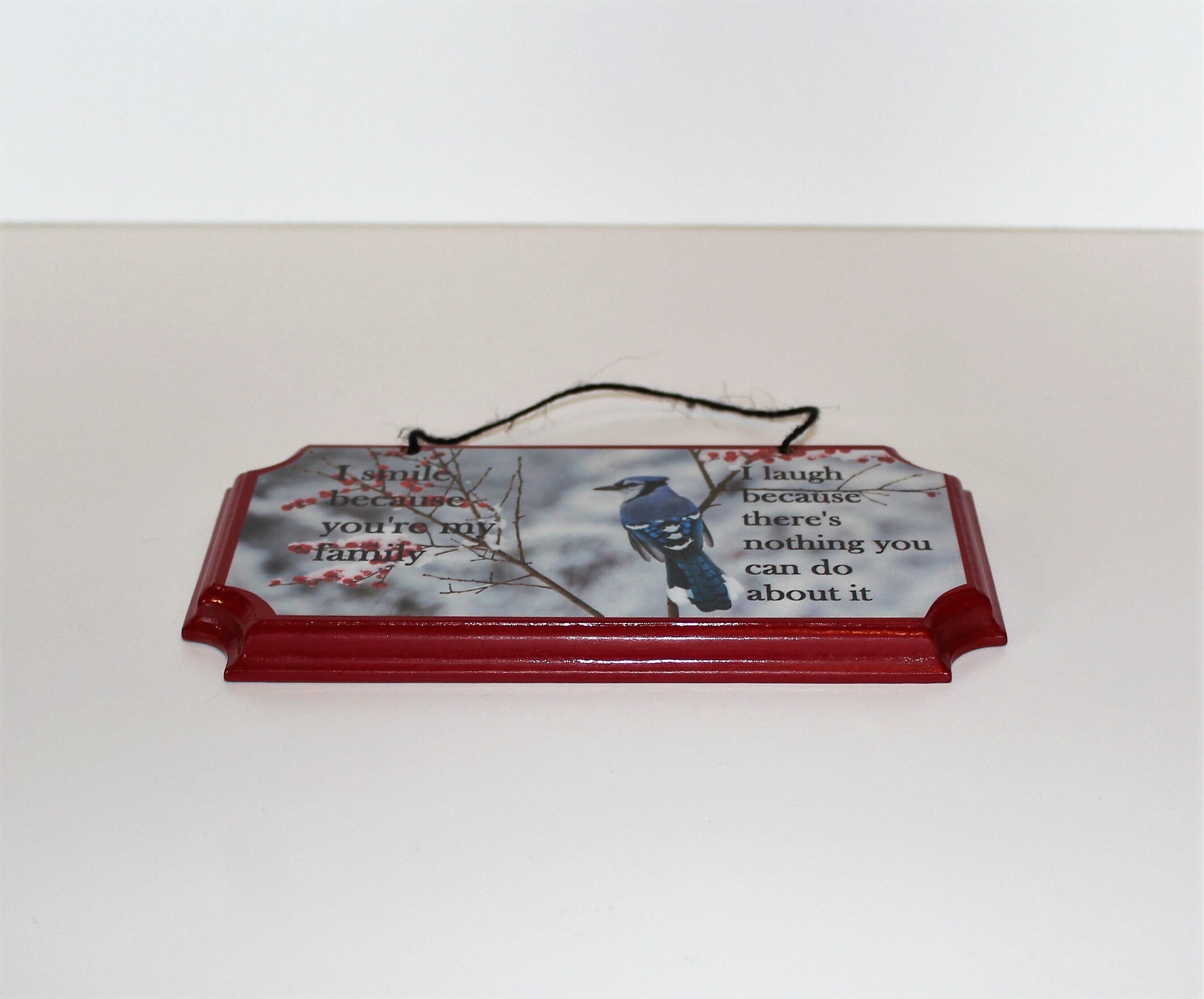 Humorous Red Decoupage Wall Plaque - Etsy