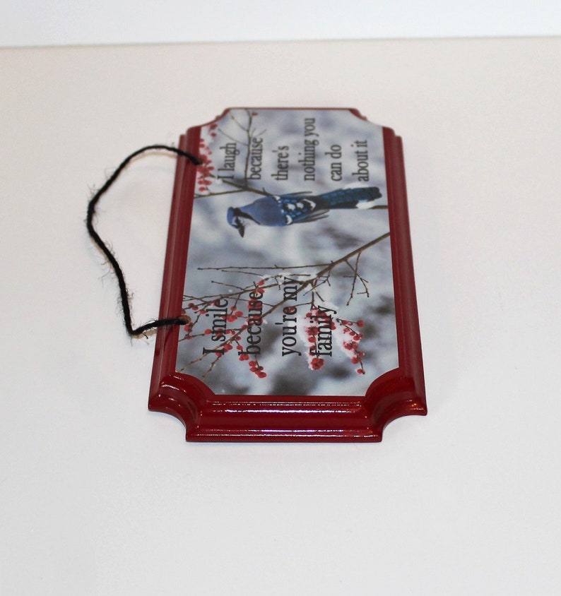 Humorous Red Decoupage Wall Plaque - Etsy