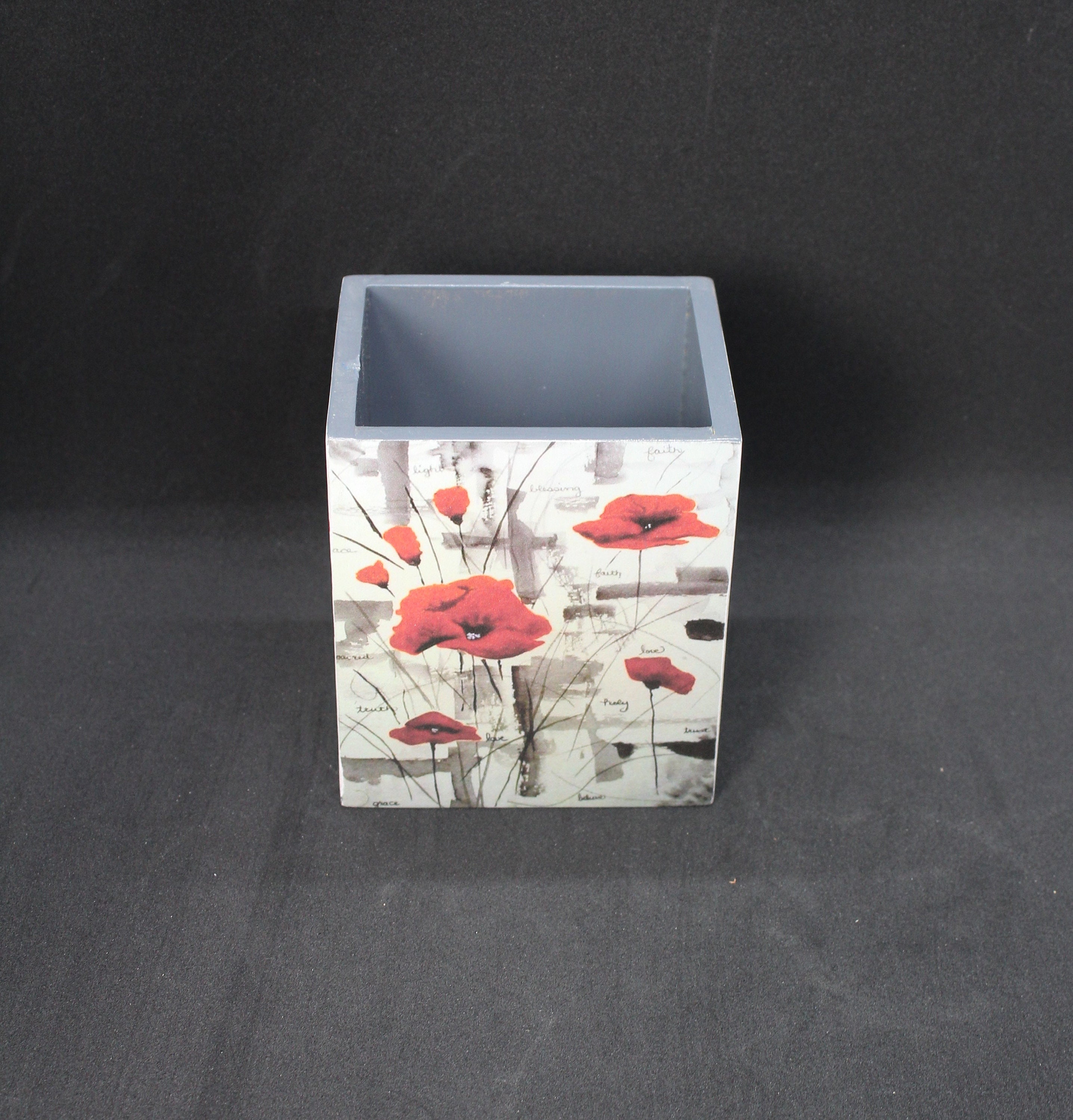 Poppy Themed Pen Holder/desk Tidy - Etsy UK