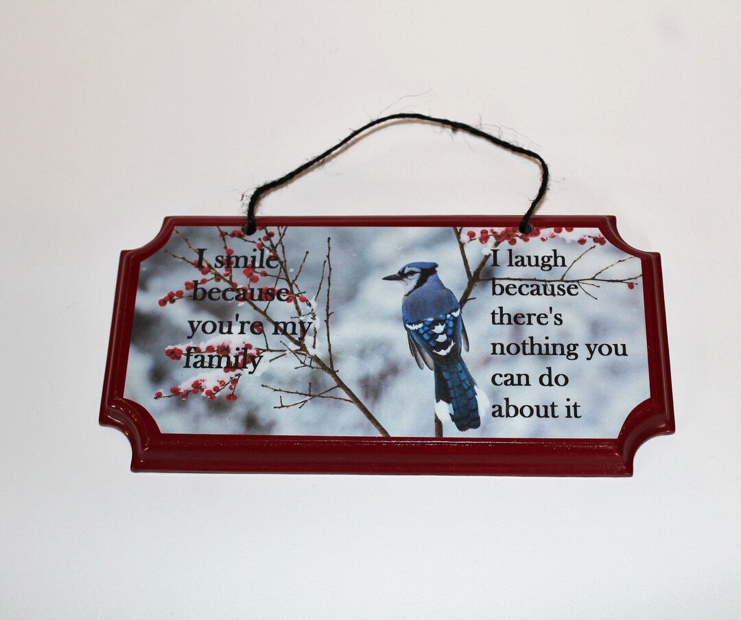 Humorous Red Decoupage Wall Plaque - Etsy