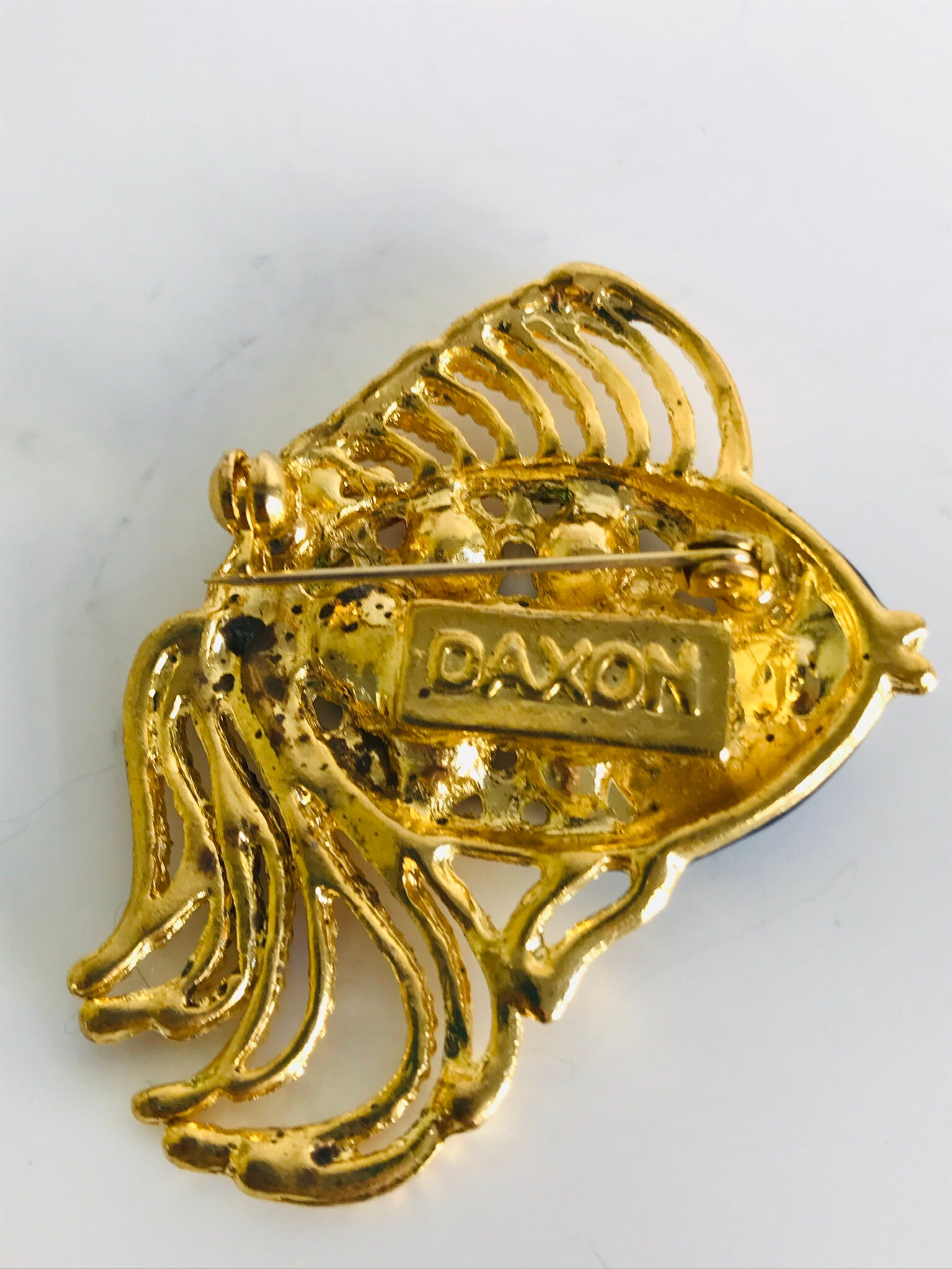 Daxon Fish Brooch Jewellery / 1980s Brooch / Vintage Brooch / - Etsy ...