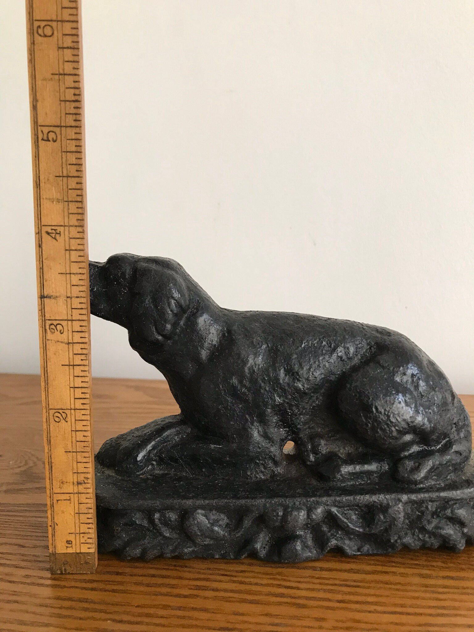 Cast Iron Dog Black Labrador Cast Iron Statue Old Cast Iron - Etsy
