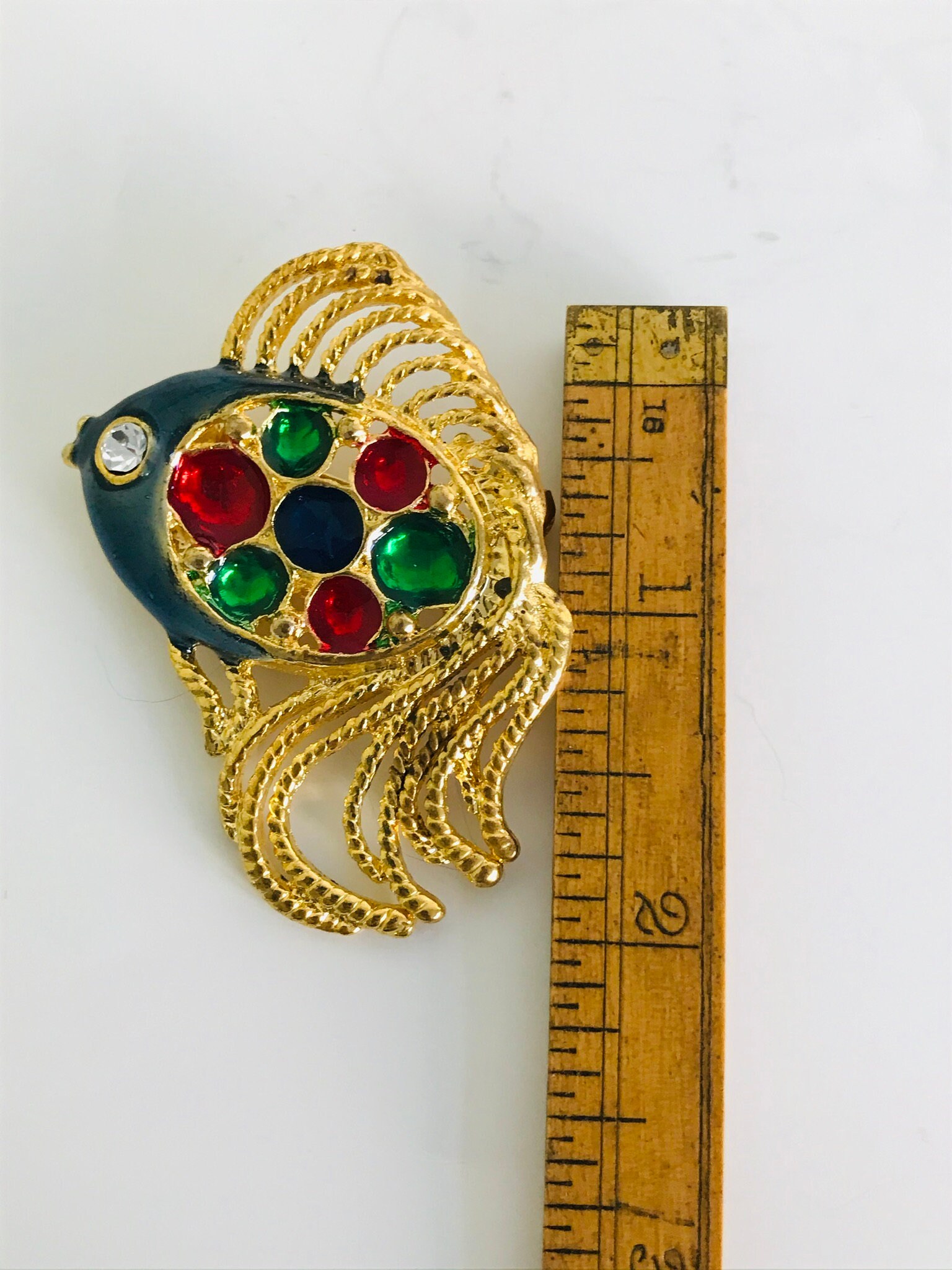 Daxon Fish Brooch Jewellery / 1980s Brooch / Vintage Brooch / - Etsy ...