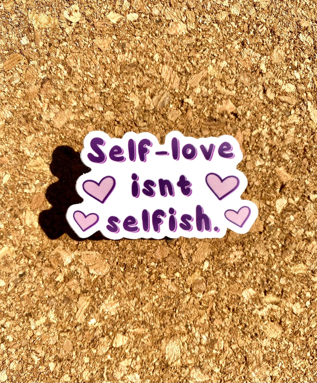 Self-love Isnt Selfish Sticker Mental Health Vinyl Sticker Gift for ...
