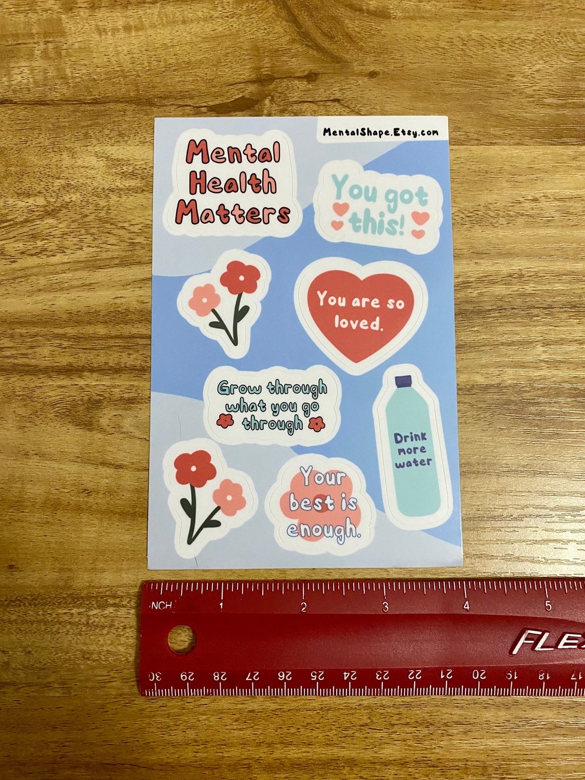 4x6 Sticker Sheet Mental Health Matters Stickers for - Etsy